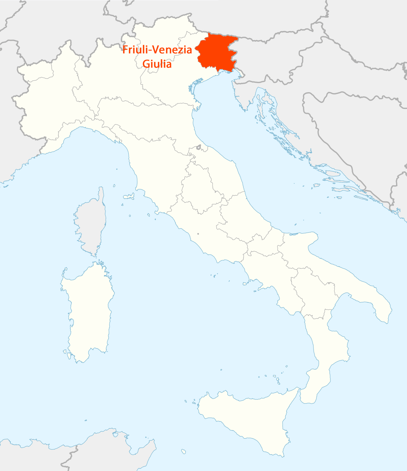 location_of_friuli_venezia_giulia_map – A Taste of Italy